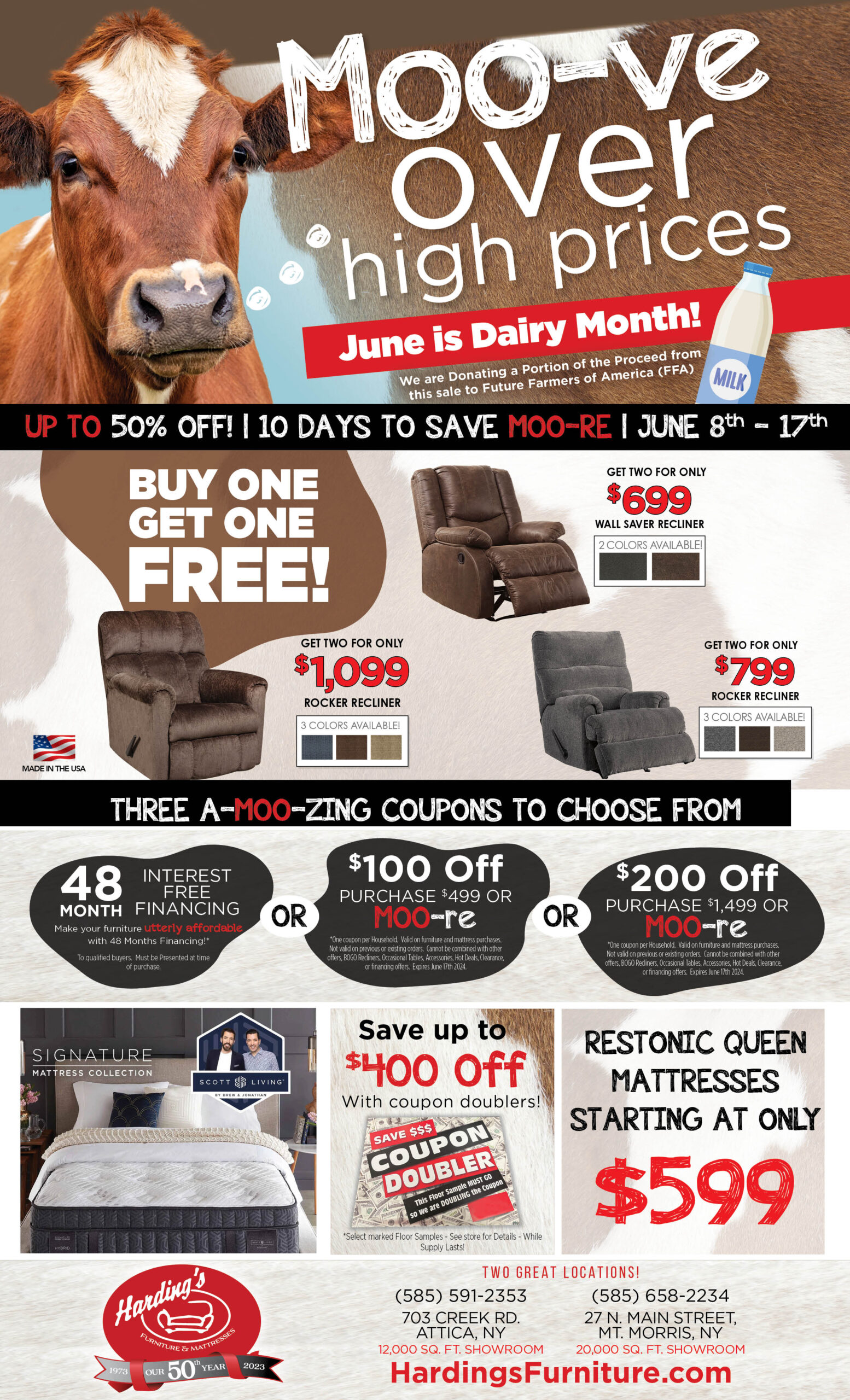 Promotions – Harding's Attica Furniture - #1 Local Furniture Store