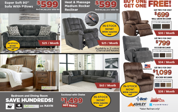 Promotions – Harding's Attica Furniture - #1 Local Furniture Store