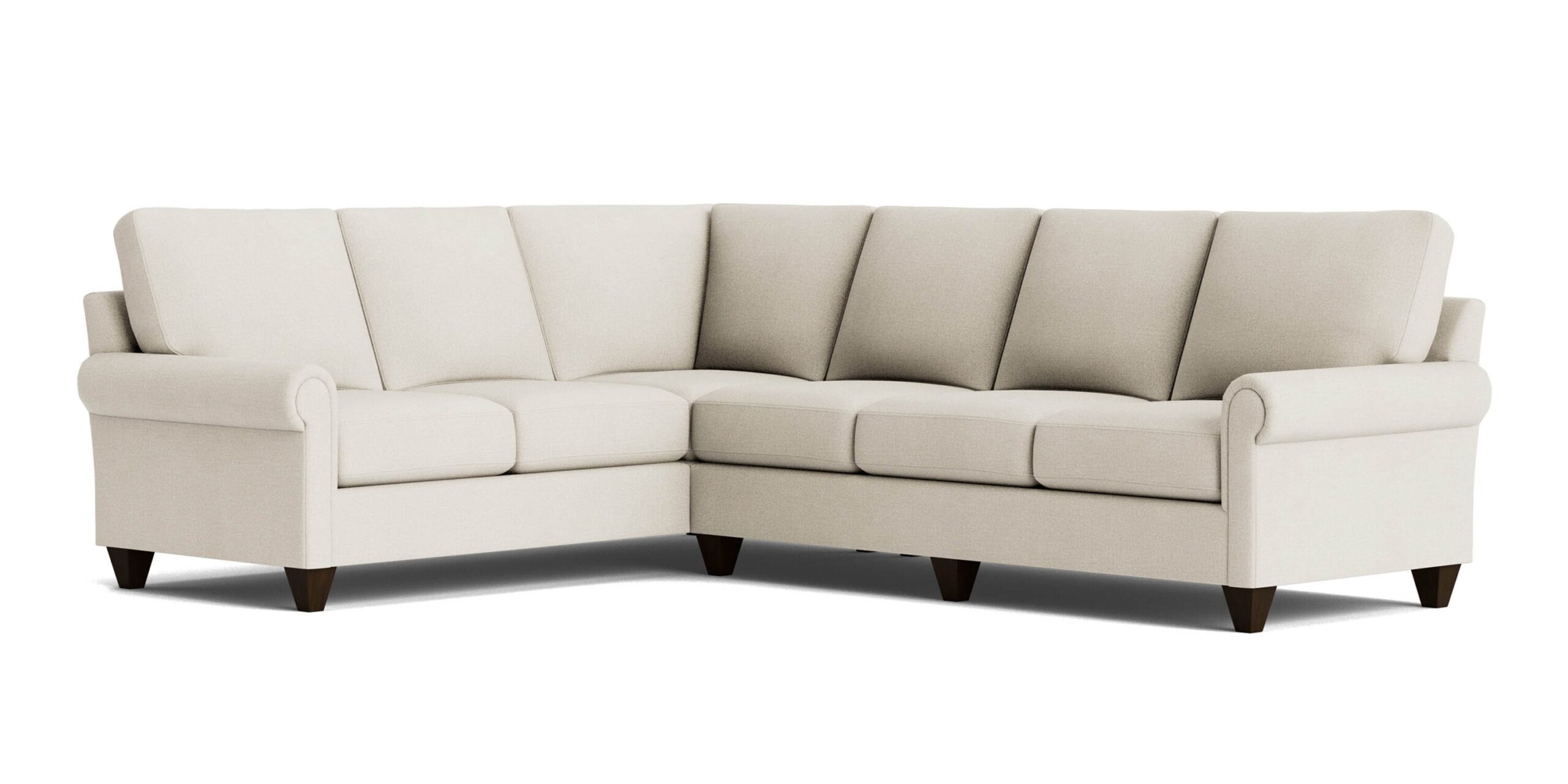 True Custom™ True Custom® Panel Arm L-Shaped Sectional – Harding's ...